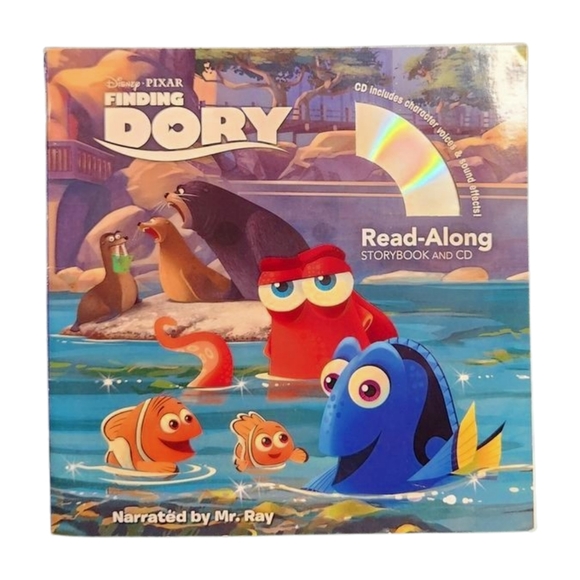 Disney | Other | Disney Pixar Finding Dory Readalong Storybook And Cd ...